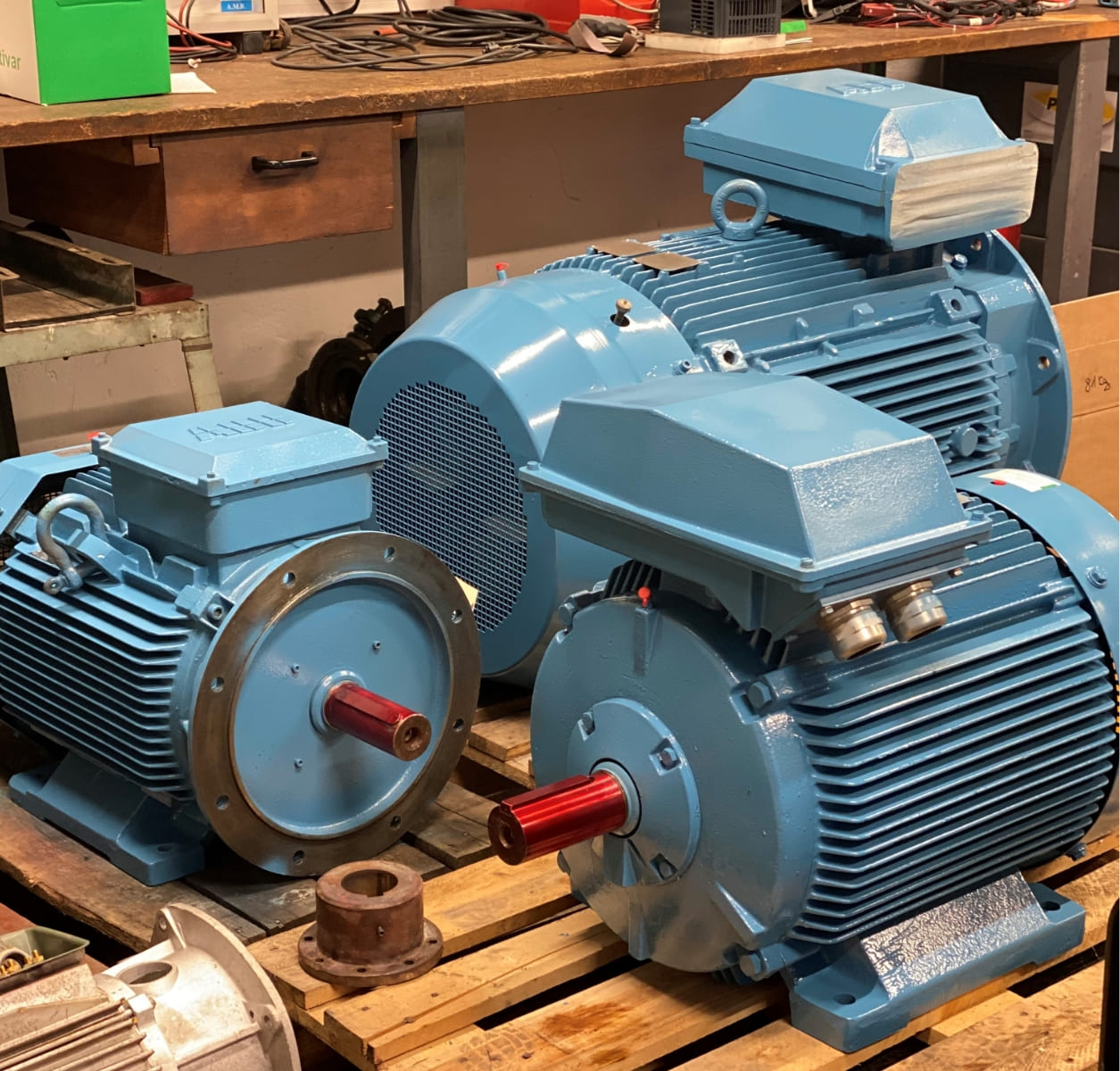 Moteur triphasé ABB - Schwoob